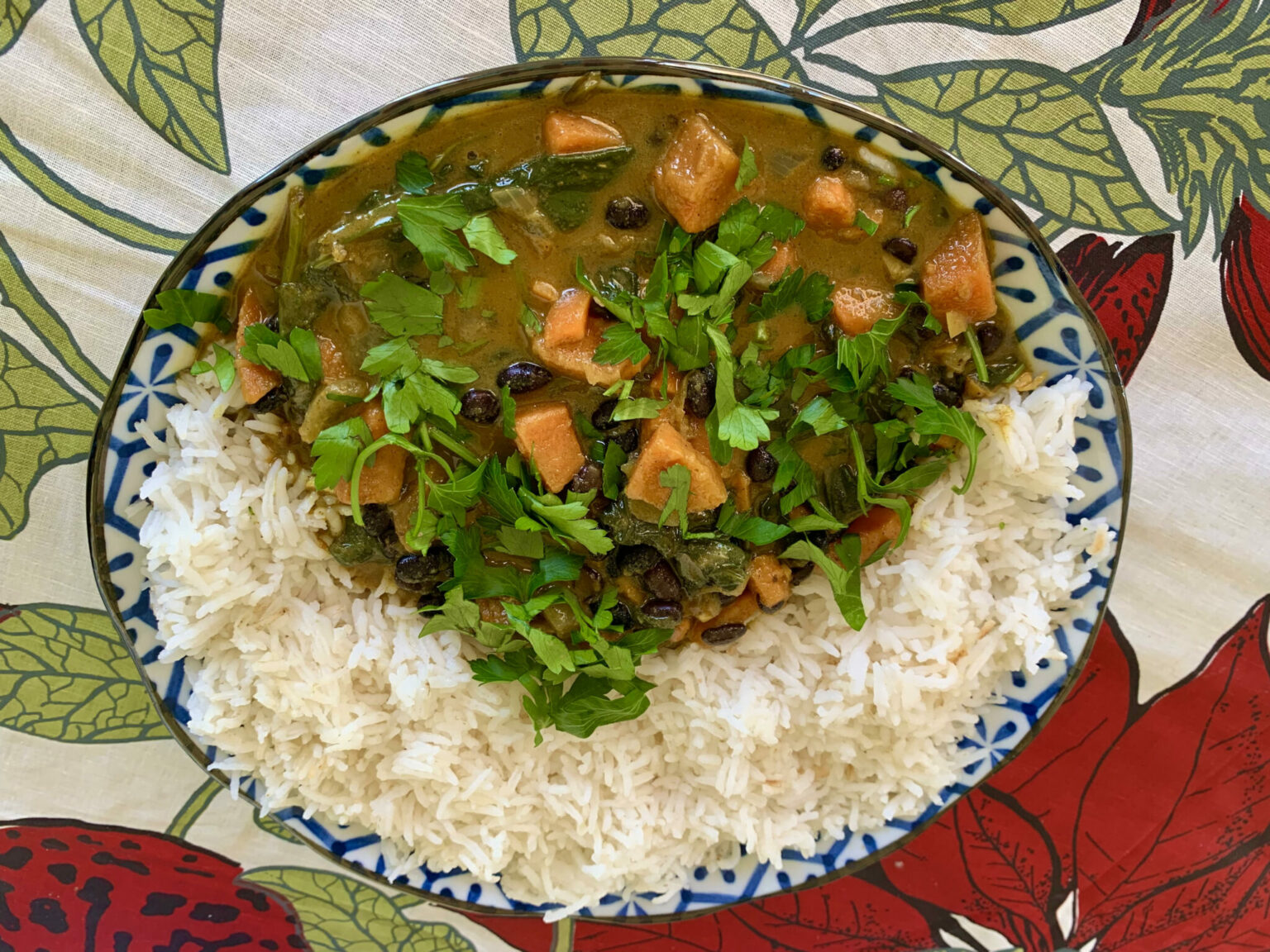 Black Bean Curry Recipe Vegan | With With Coconut & Spices